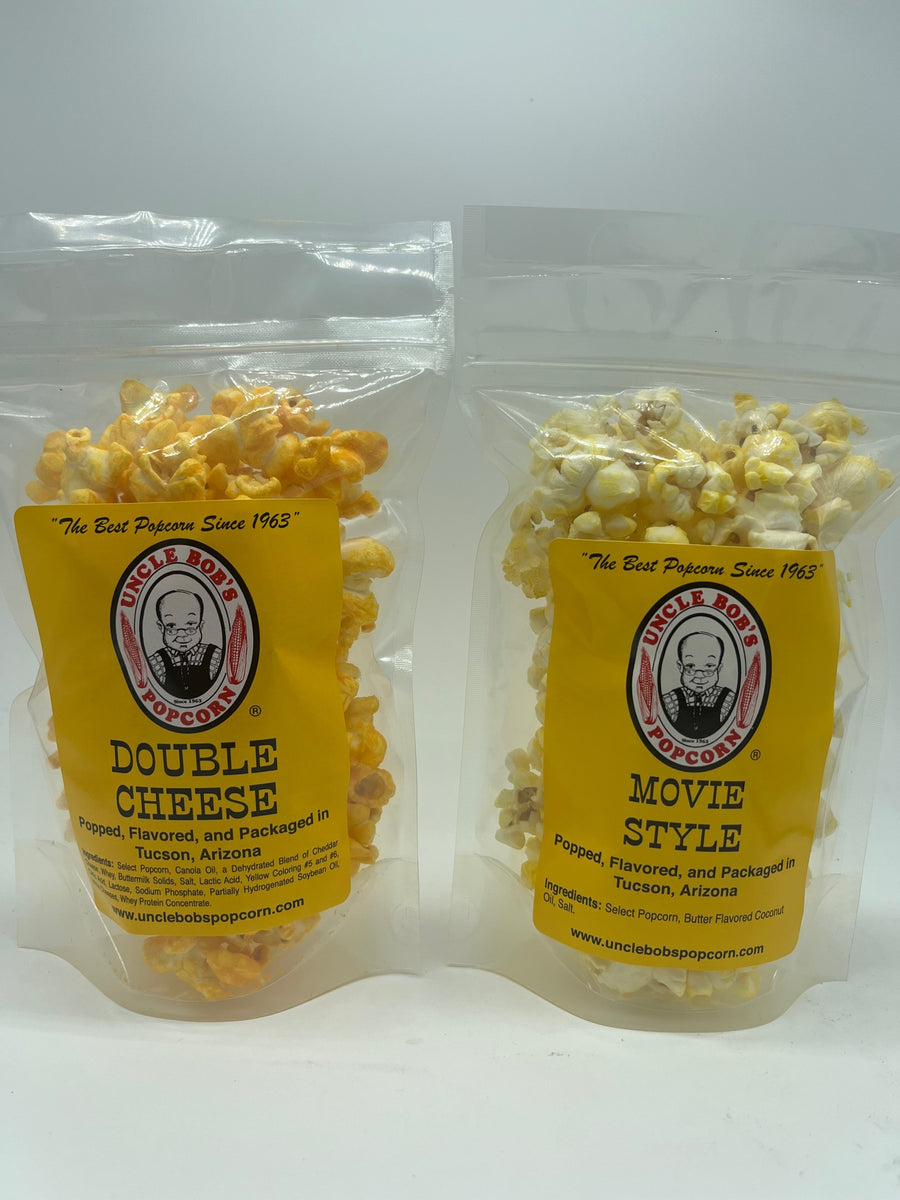 Double Cheese - Online Popcorn Flavors and Supplies - Uncle Bob's Popcorn